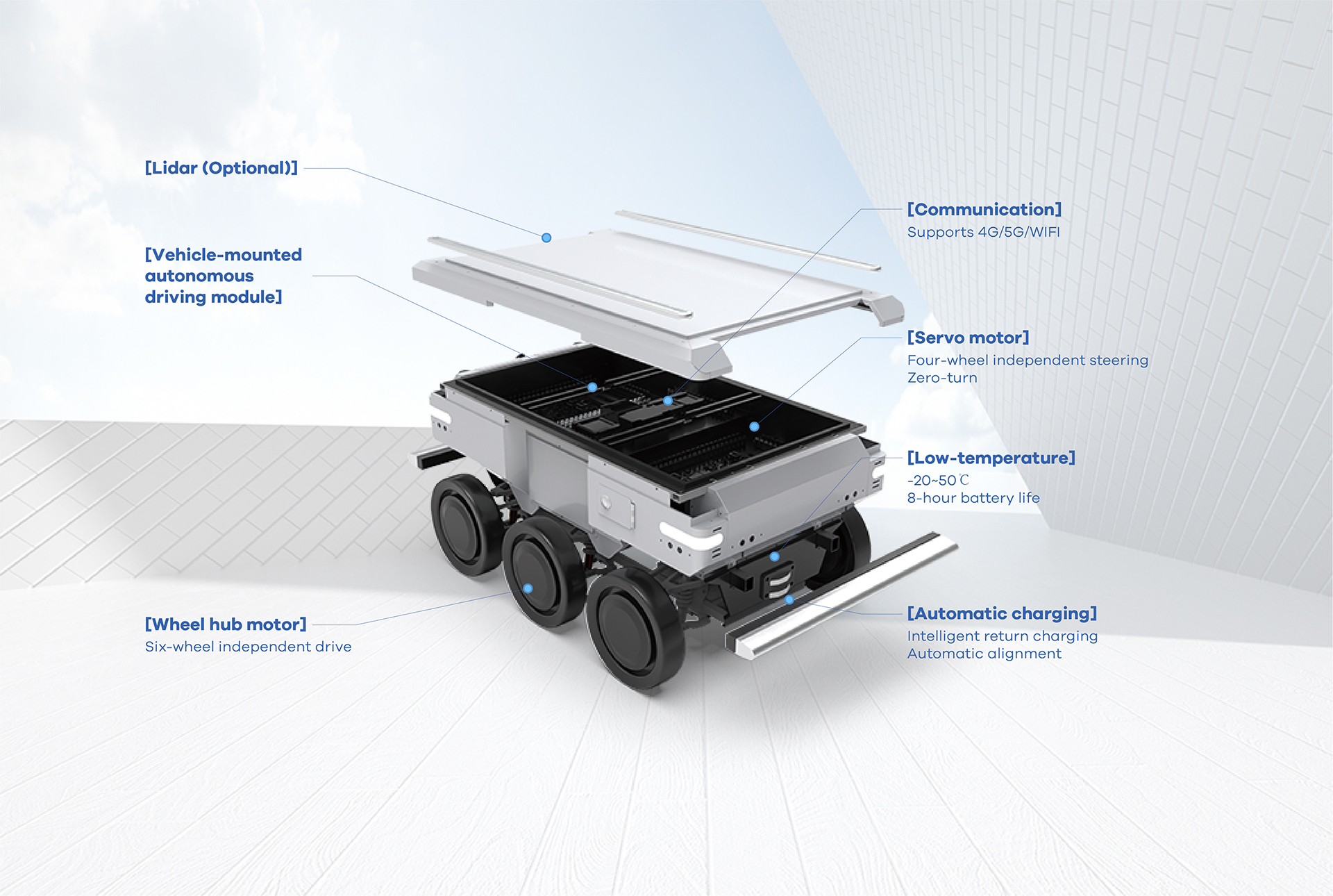 Six-wheel and six-wheel drive chassis – Changsha Oneway Robot Co.,Ltd